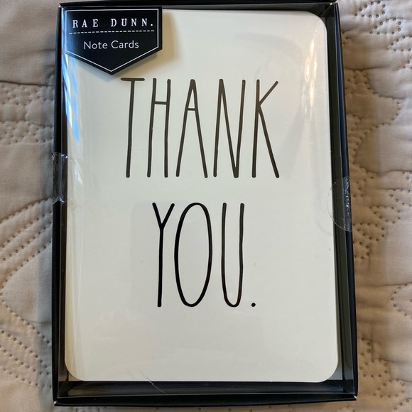 Rae Dunn | Office | Nwt Rae Dunn Thank You Note Card Set | Poshmark